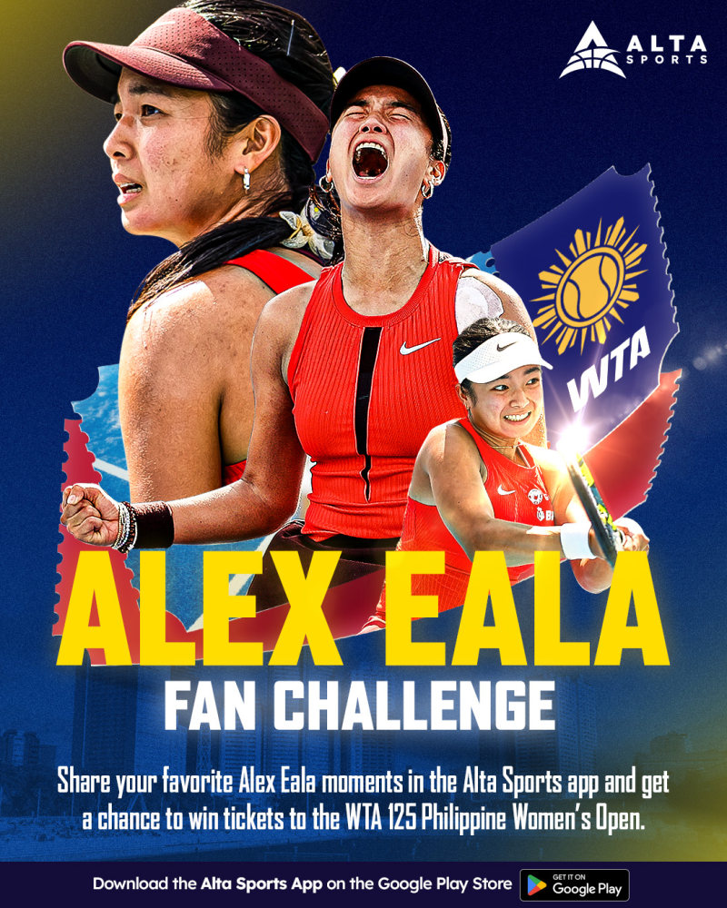 Alta Sports launches Alex Eala Fan Challenge for WTA 125 Philippine ...